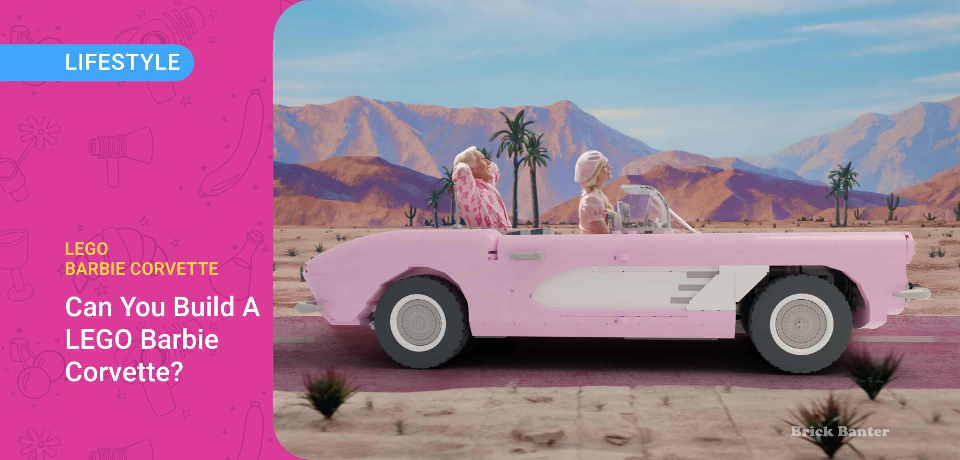 Can The LEGO Corvette Be Built As A Pink Barbie Dream Car?