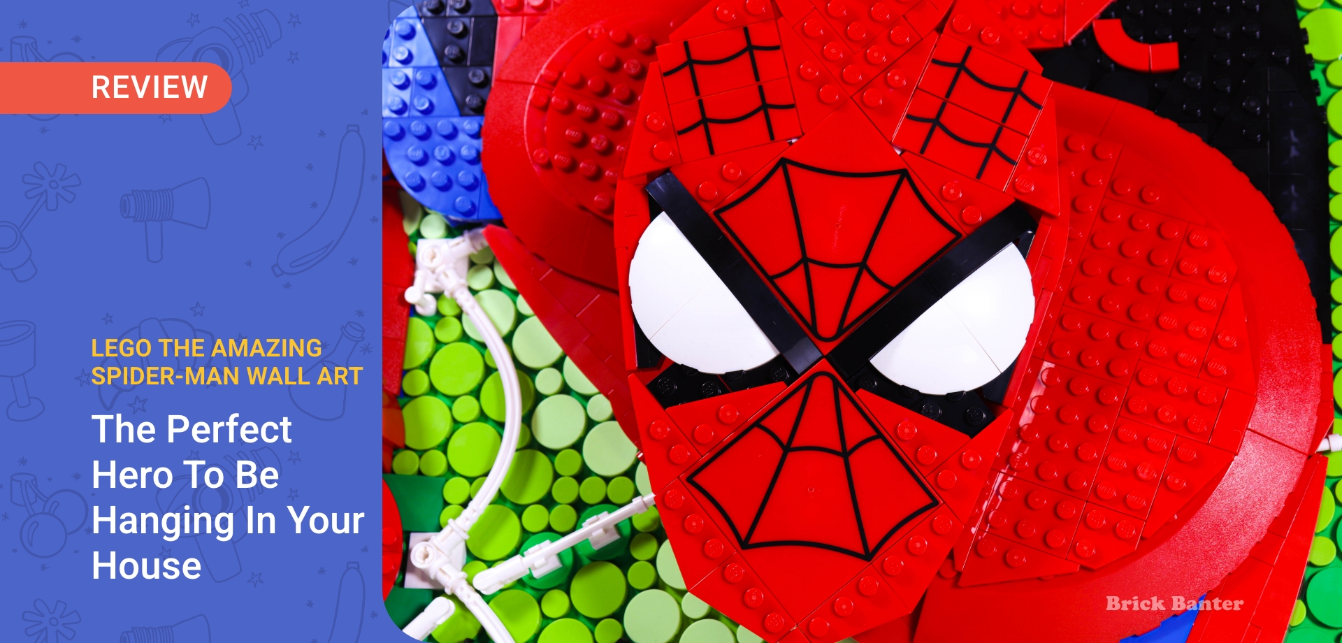 A LEGO Marvel Spider-Man Just Hanging Around The House