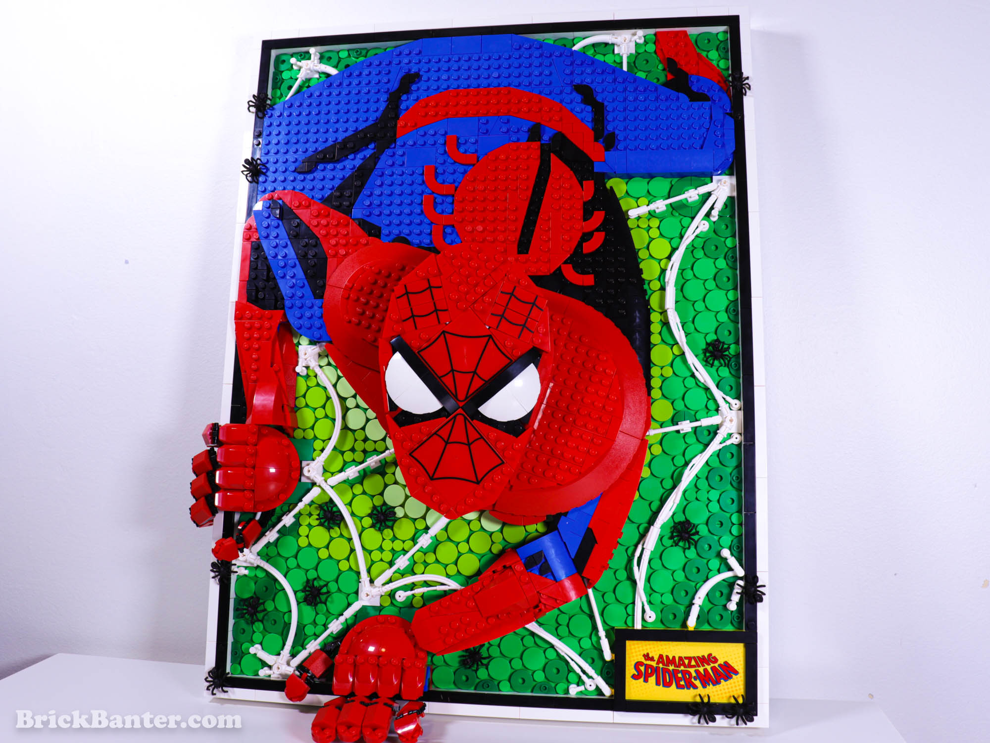 A LEGO Marvel Spider-Man Just Hanging Around The House