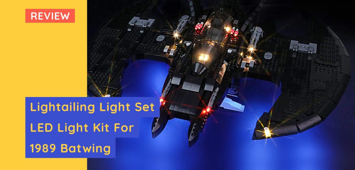 Review: LED Light Kit By Lightailing For LEGO 76161 Batwing