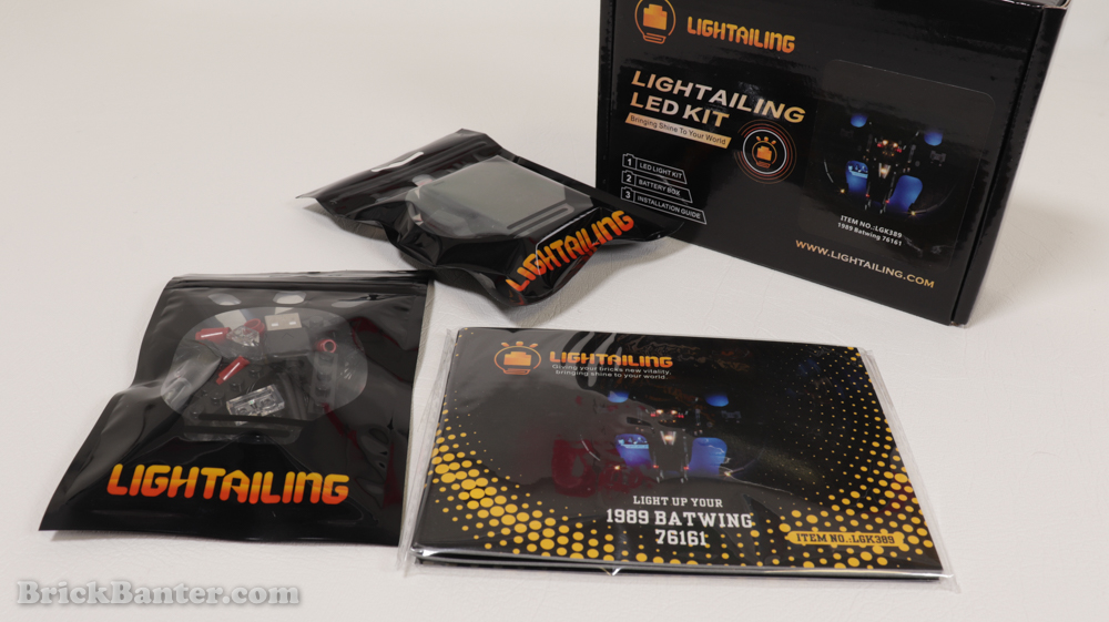 Review: LED Light Kit By Lightailing For LEGO 76161 Batwing